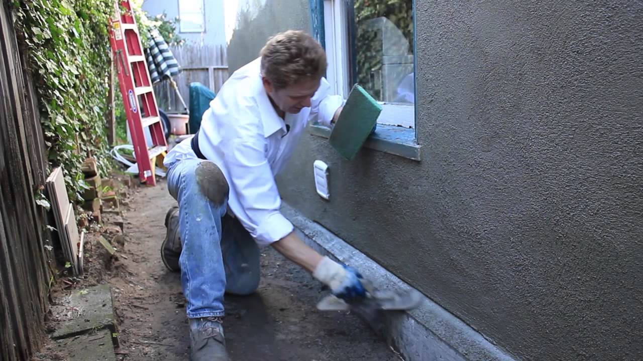 How to feather or blend in stucco - Kirk Giordano Plastering