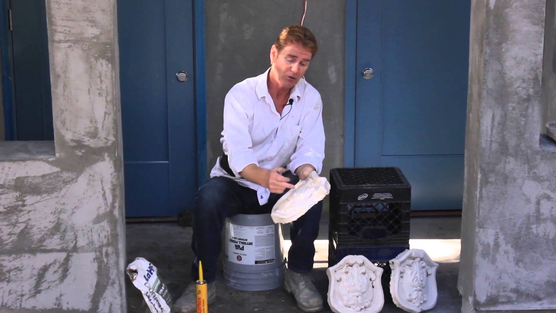 How to attach Emblems on plaster walls, plaster casts - Kirk Giordano ...