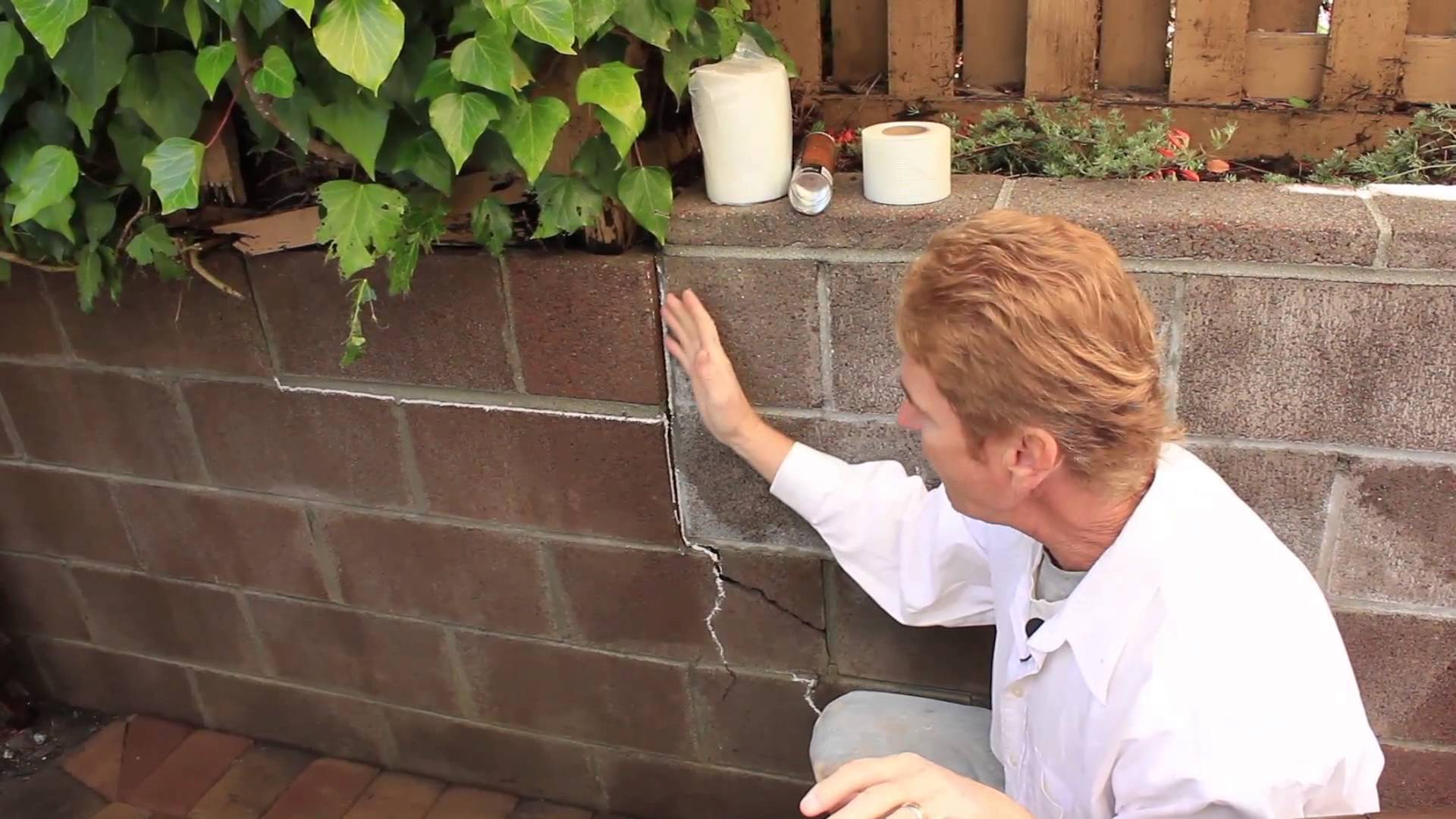 Repair a structural crack in cinder block wall, just an explanation ...