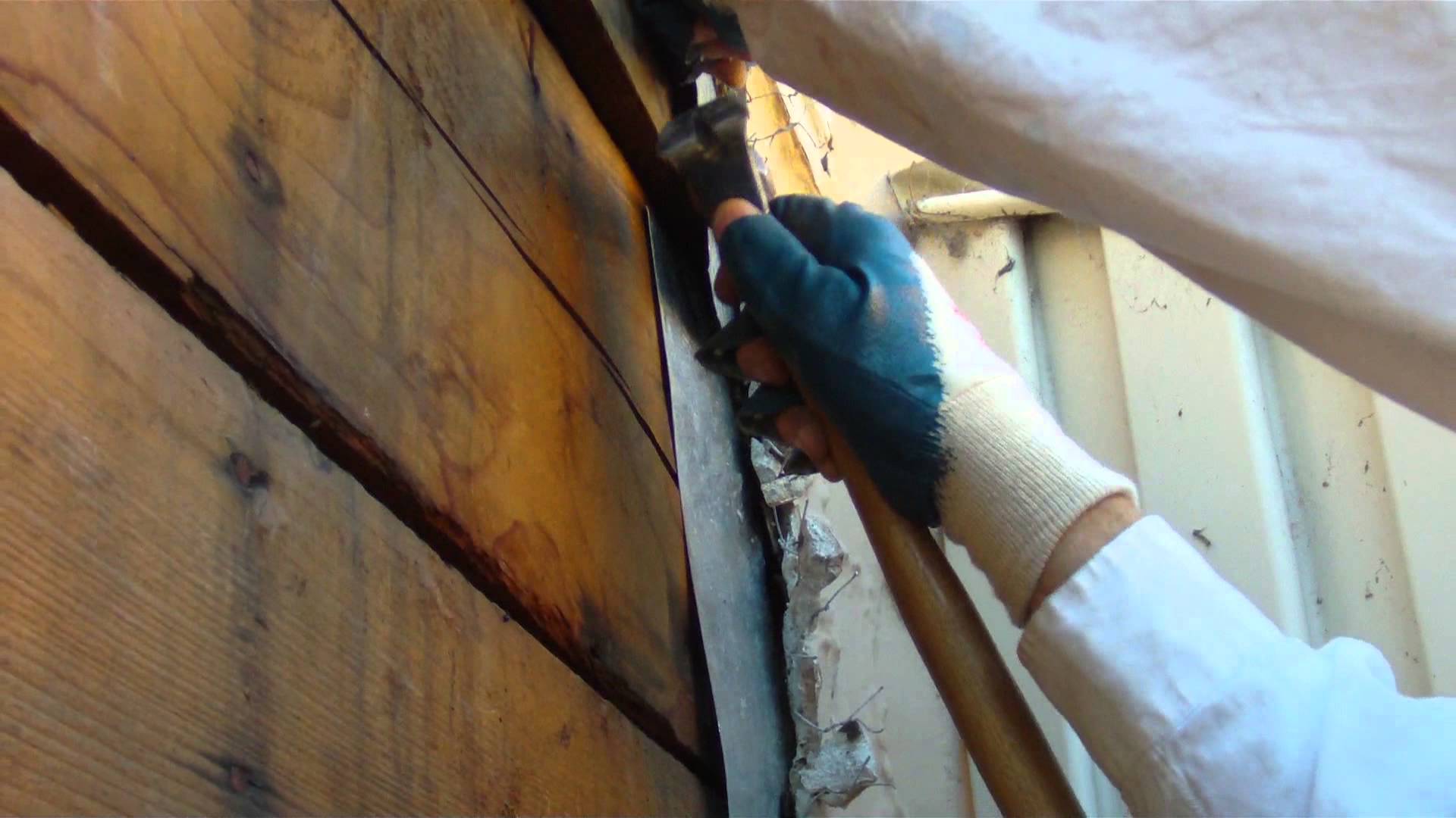 Deteriorated paper on an existing stucco wall - Kirk Giordano Plastering